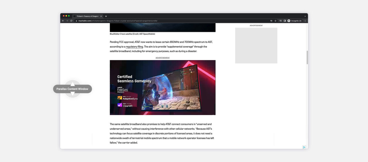 Desktop Interscroller with Video - CNET Group
