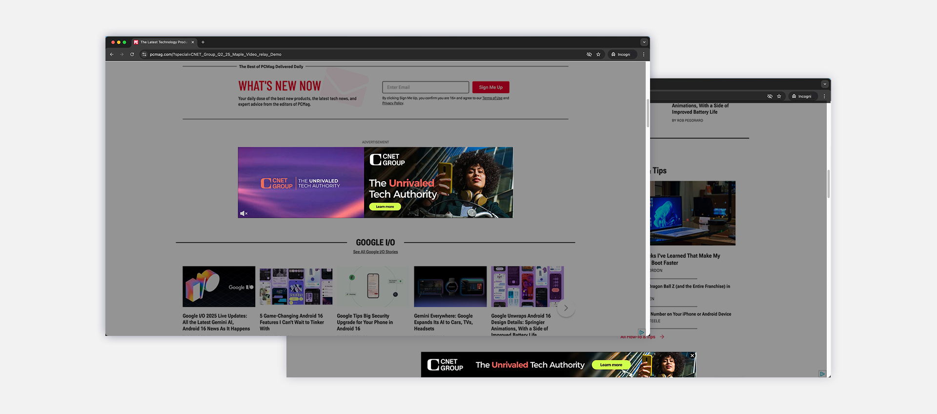 Relay with Video - CNET Group