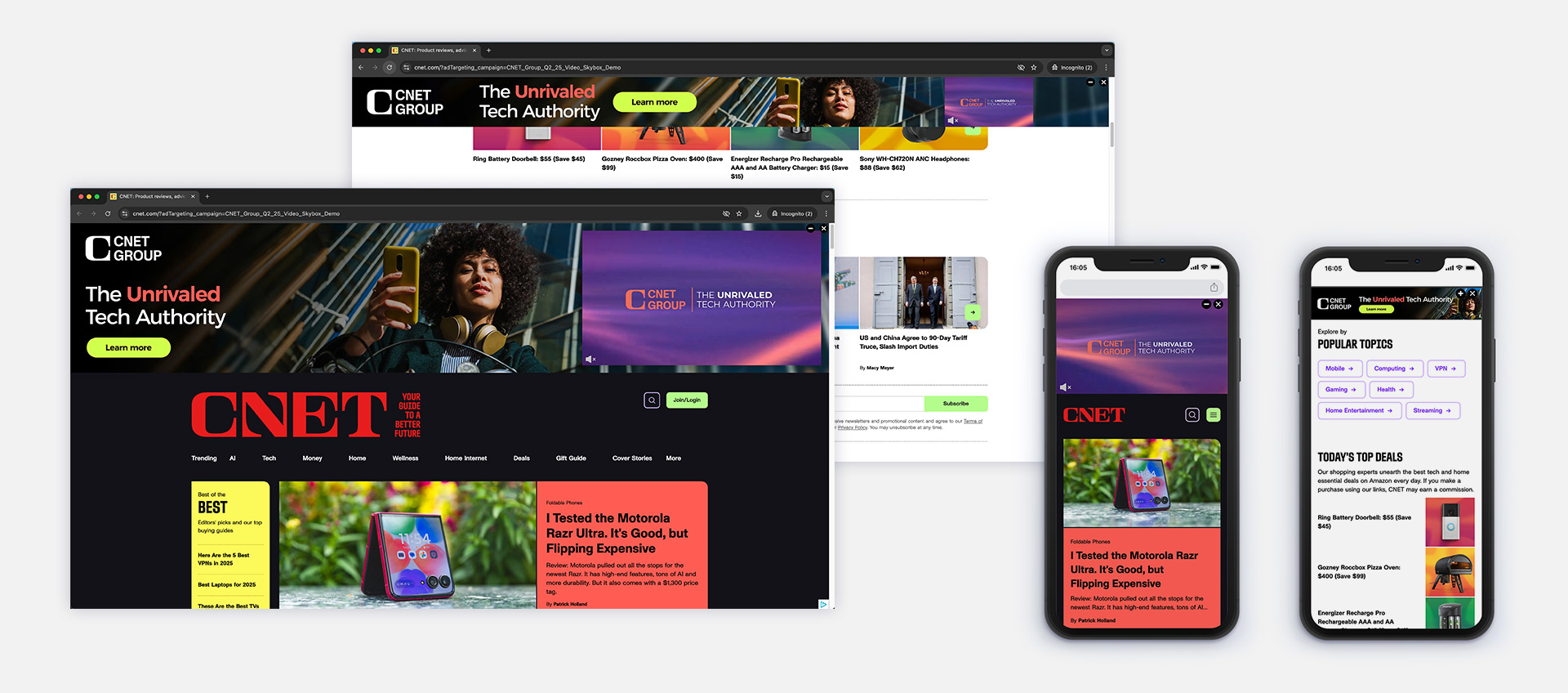 Skybox with video - CNET Group